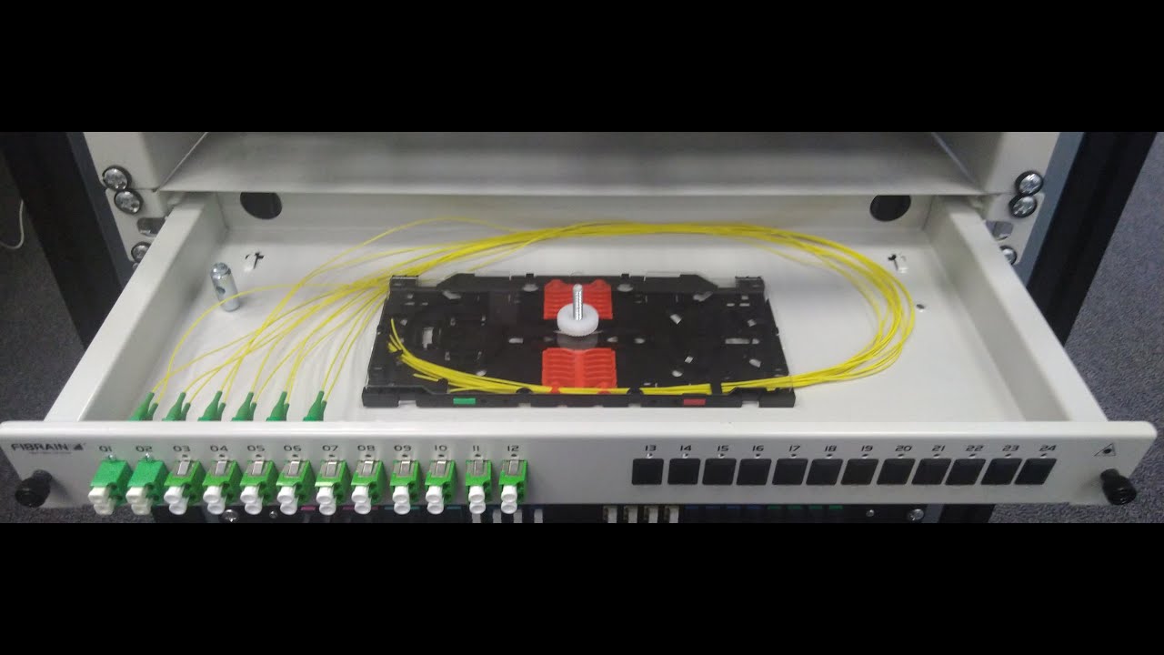 Distribuidor Optico PSS-A0 (ODF economico de Fibrain) - YouTube