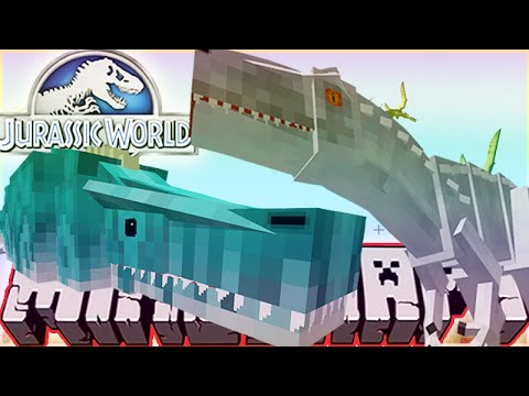 Minecraft 1.8 Jurassic World 2.0 Mod Showcase! FLYING DINOS, MAKING ...
