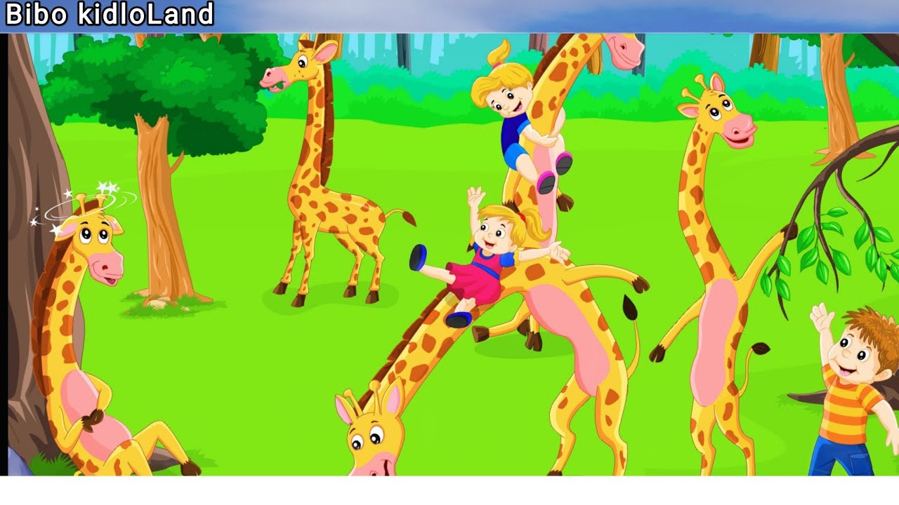 Sing Along with Giraffe, Panda, and Rabbit | Animal Songs for Kids ...