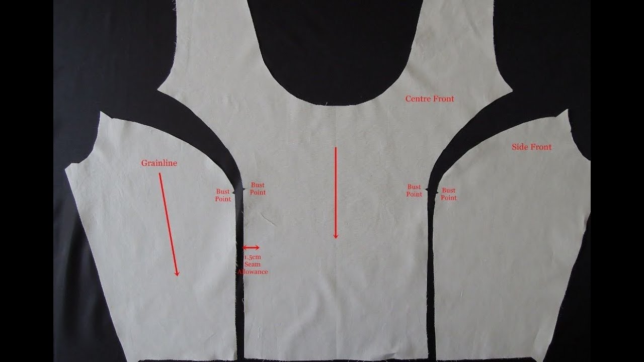 How To Draft Princess Dart Pattern Making Tutorial - YouTube