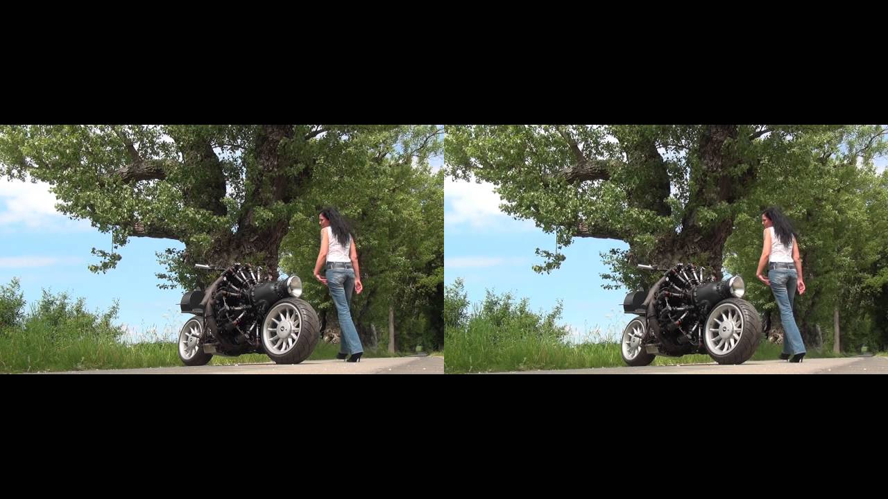 Bomberbike Dörte 3D side by side - YouTube