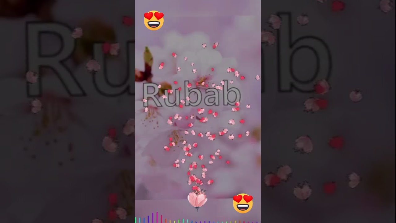 Rubab name whatsapp satuts comment your name - YouTube