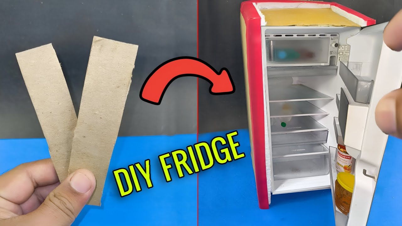 How To Make Mini Fridge With Cardboard | mini fridge kaise banaen ...