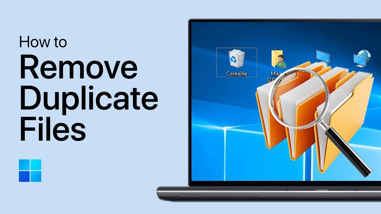How To Detect And Remove Duplicate Files On Windows Tutorial Youtube 3167