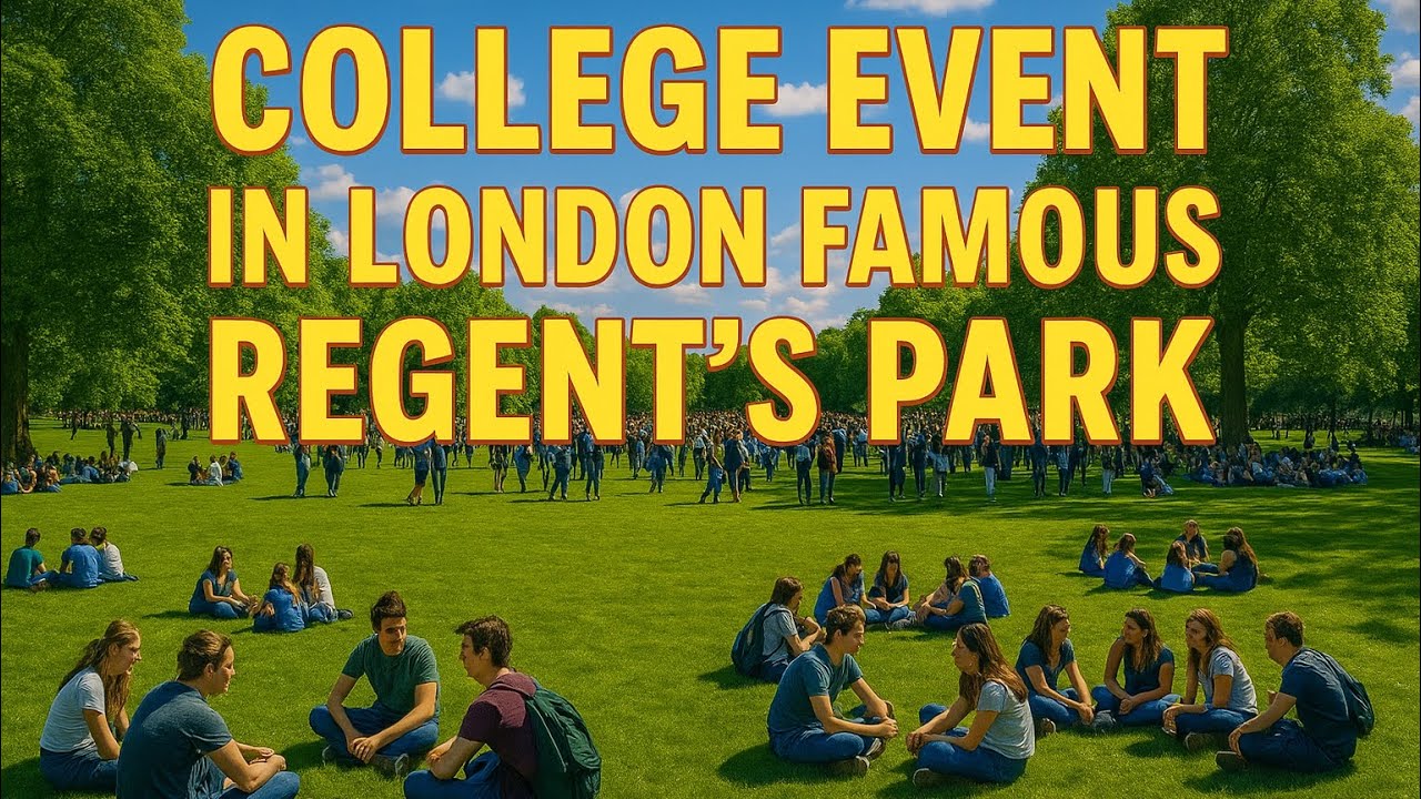 First College event in Famous Regent’s Park - YouTube