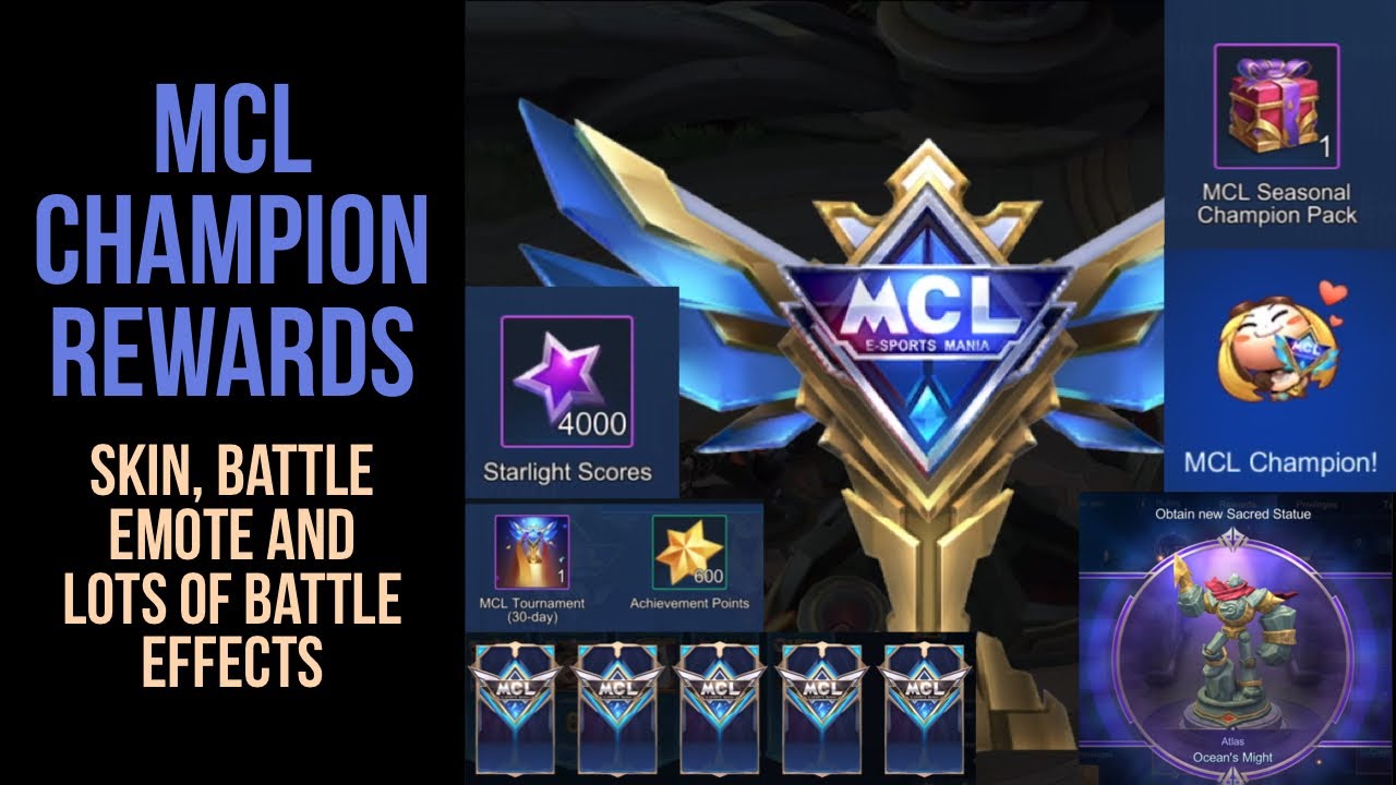 MCL FINALS CHAMPION REWARDS | MLBB - YouTube