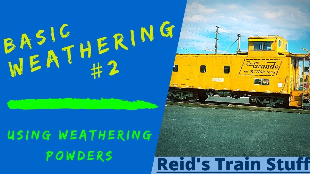 Basic Model Train Weathering #2- Using Powders - YouTube