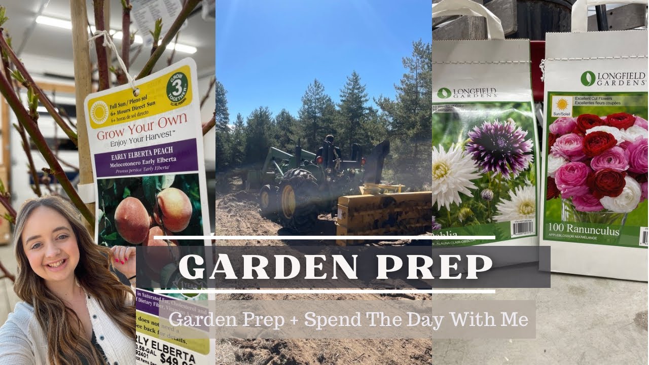 Garden Prep 2024 | Prepping For Our First Green House | Cut Flower ...
