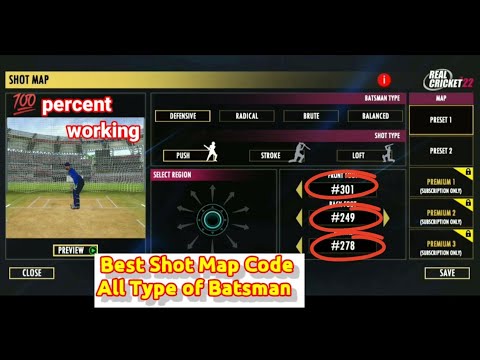 How to use Shot Map in Real Cricket 22 || what is shot map || RC 22 New ...
