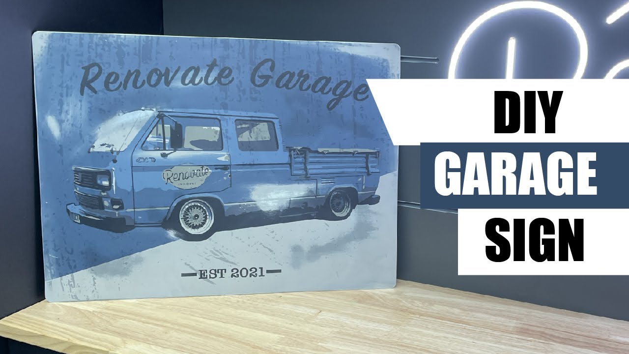 How to Make an Enamel Old Looking Sign from a Photo | Innovate Project ...