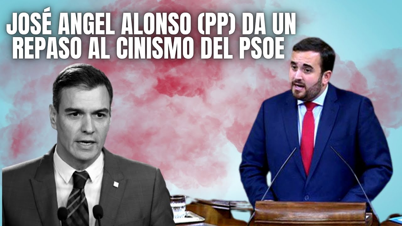 José Angel Alonso (PP) da 10 zascas y un repaso al cinismo del PSOE que ...