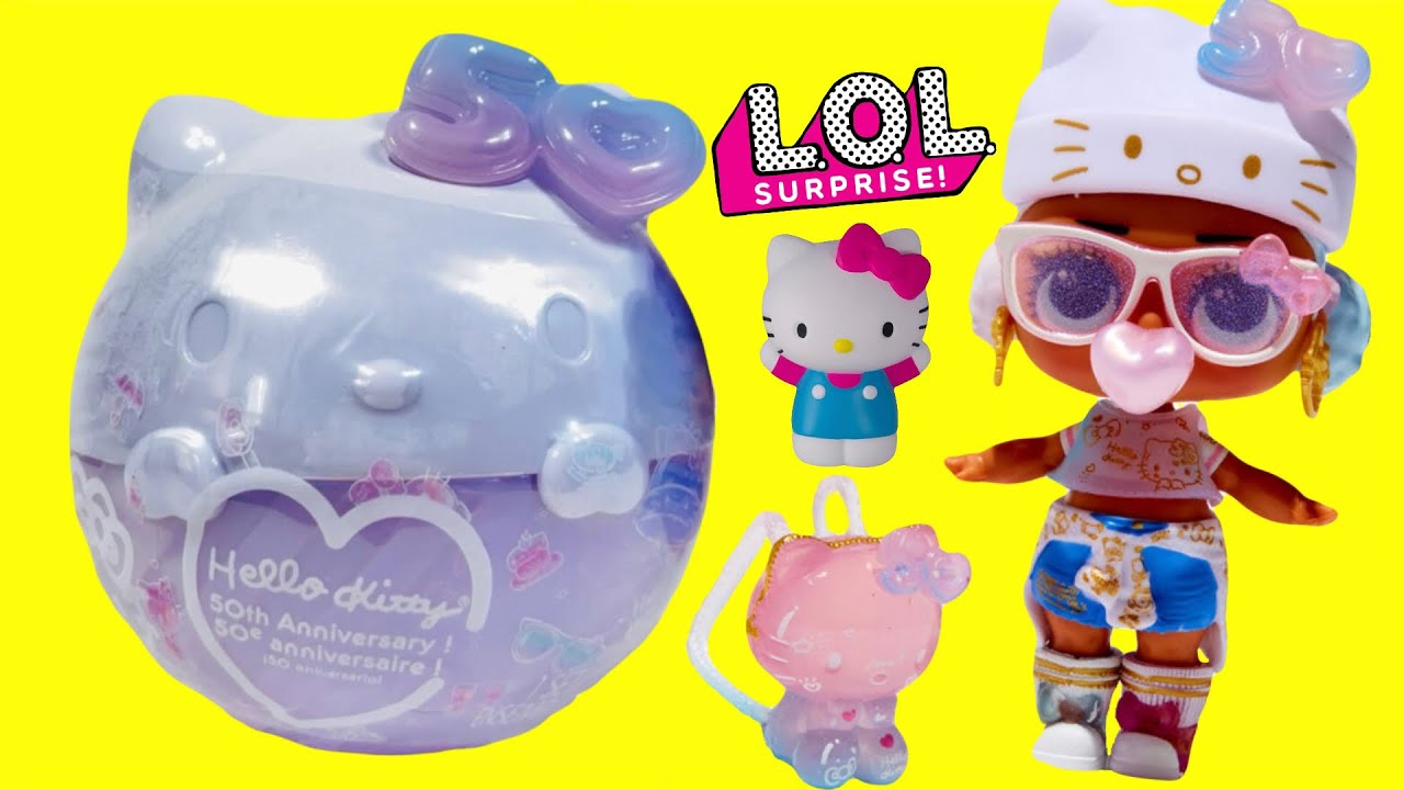 UNBOXING NEW LOL SURPRISE HELLO KITTY 50TH ANNIVERSARY DOLLS ! - YouTube