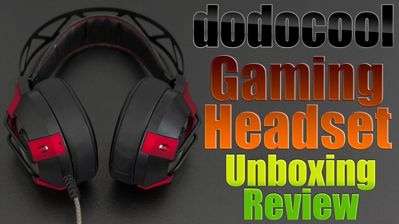dodocool DA163 Gaming Headset : Unboxing & Review - YouTube
