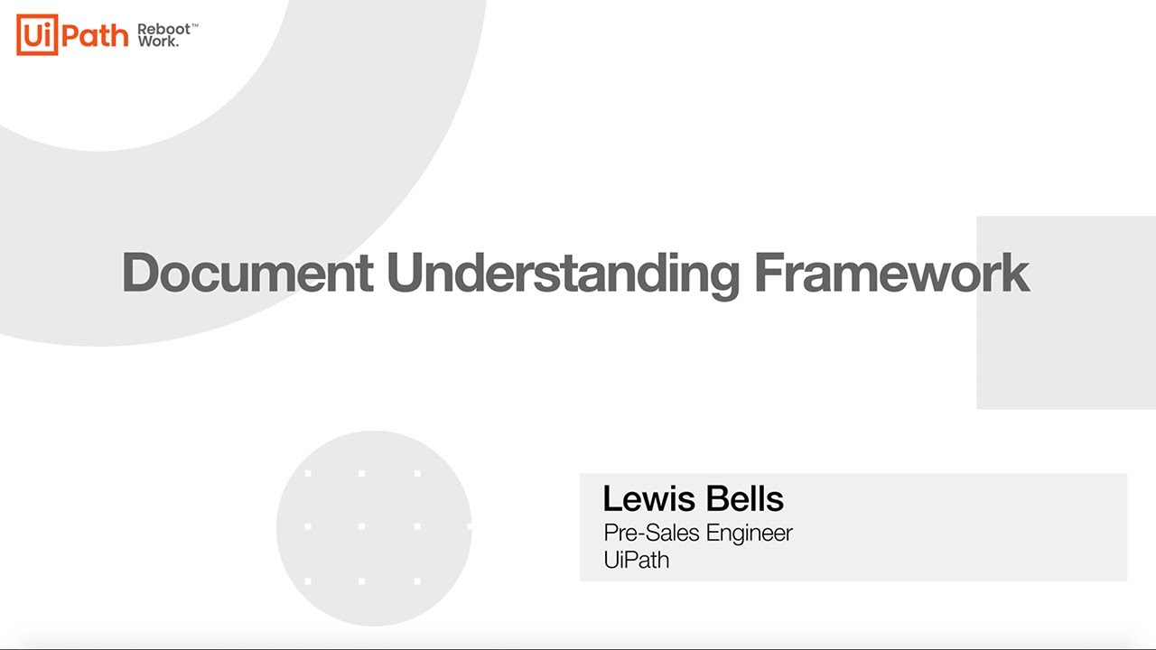 UiPath Document Understanding Demo 2: Data extraction configuration ...