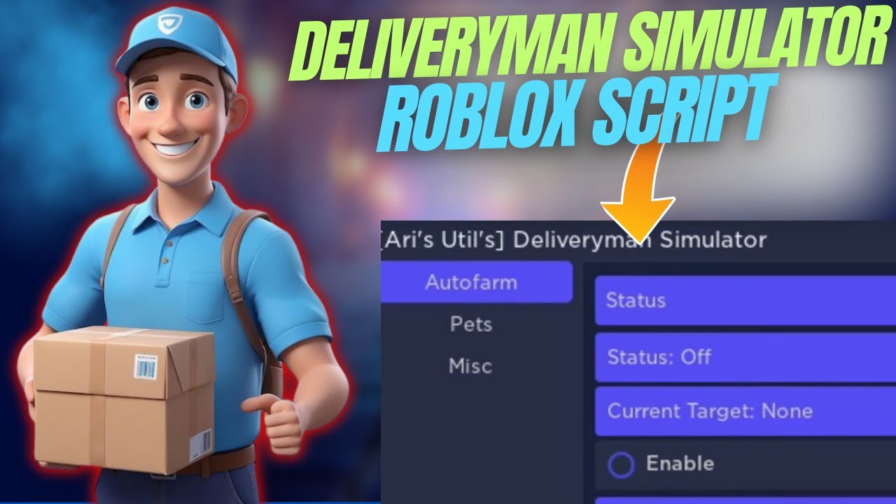 🚚 NEW Deliveryman Simulator Script 📜 Auto Farm, Speed Hack, Infinite Cash (2025 Working) - YouTube