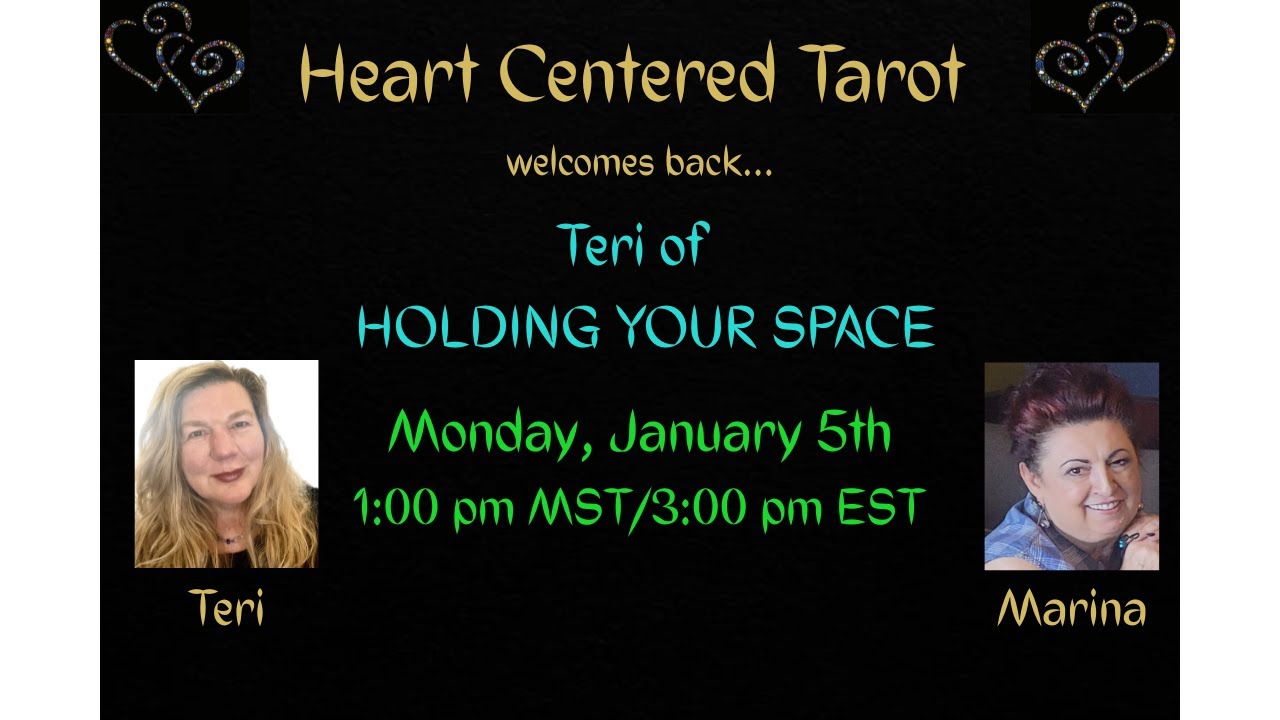 Welcome back Teri Renner of HOLDING YOUR SPACE! - YouTube