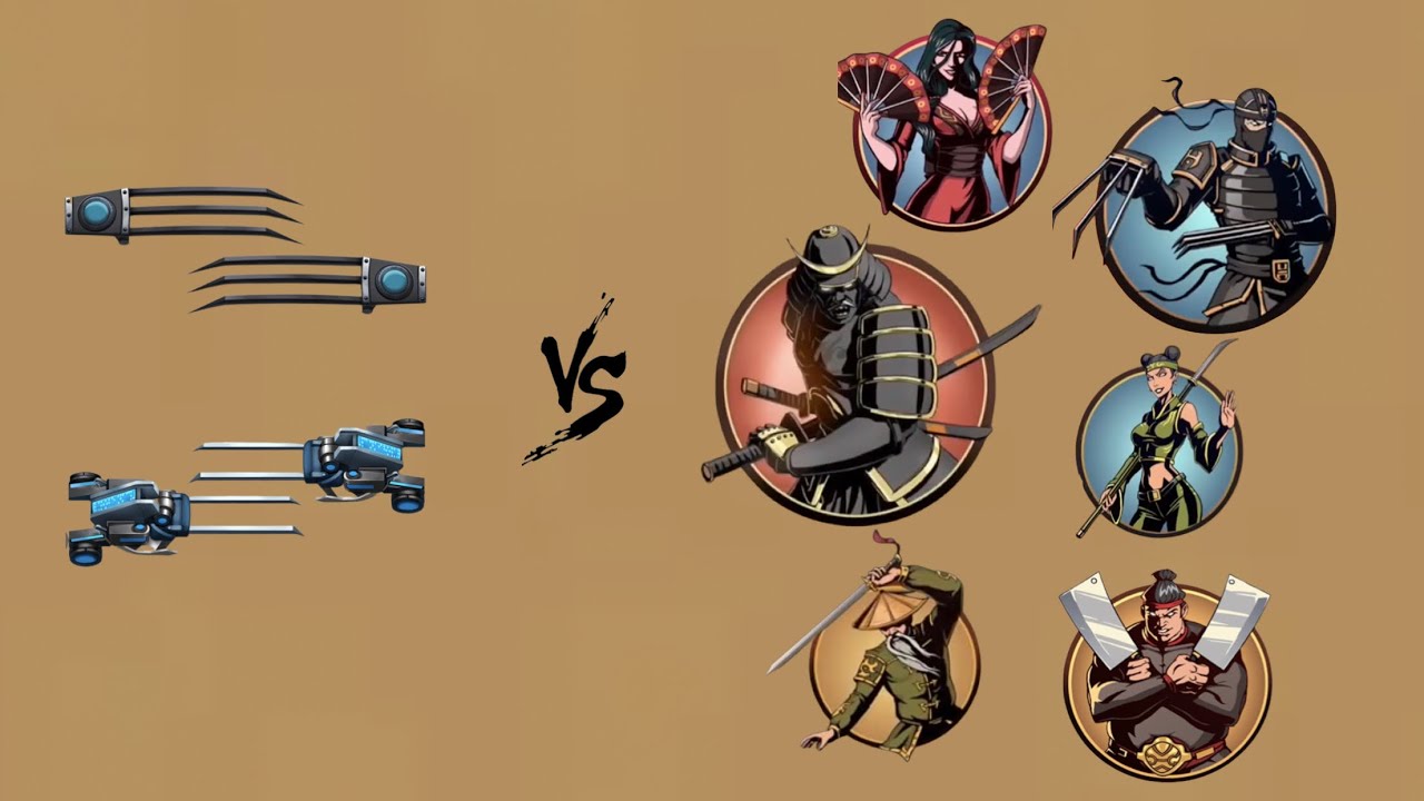 Shadow Fight2 Shocker Claws _ Lynx's Claws Vs All Boss [ IOS/Android ...