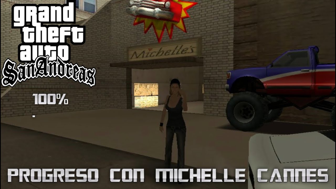 GTA San Andreas 100%||Progreso Con Michelle Cannes||Gameplay#525||Novia ...