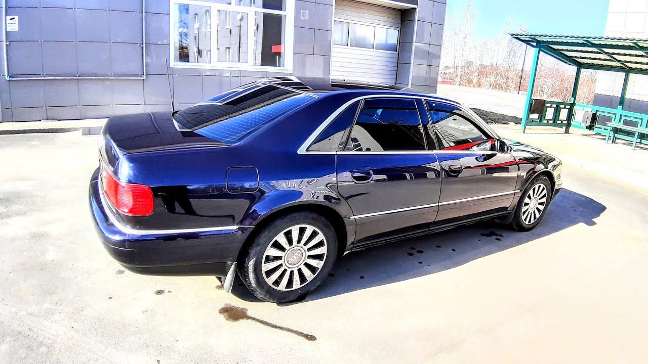 Разгон 0-100 км/ч. Audi A8D2 2.8 АТ. - YouTube