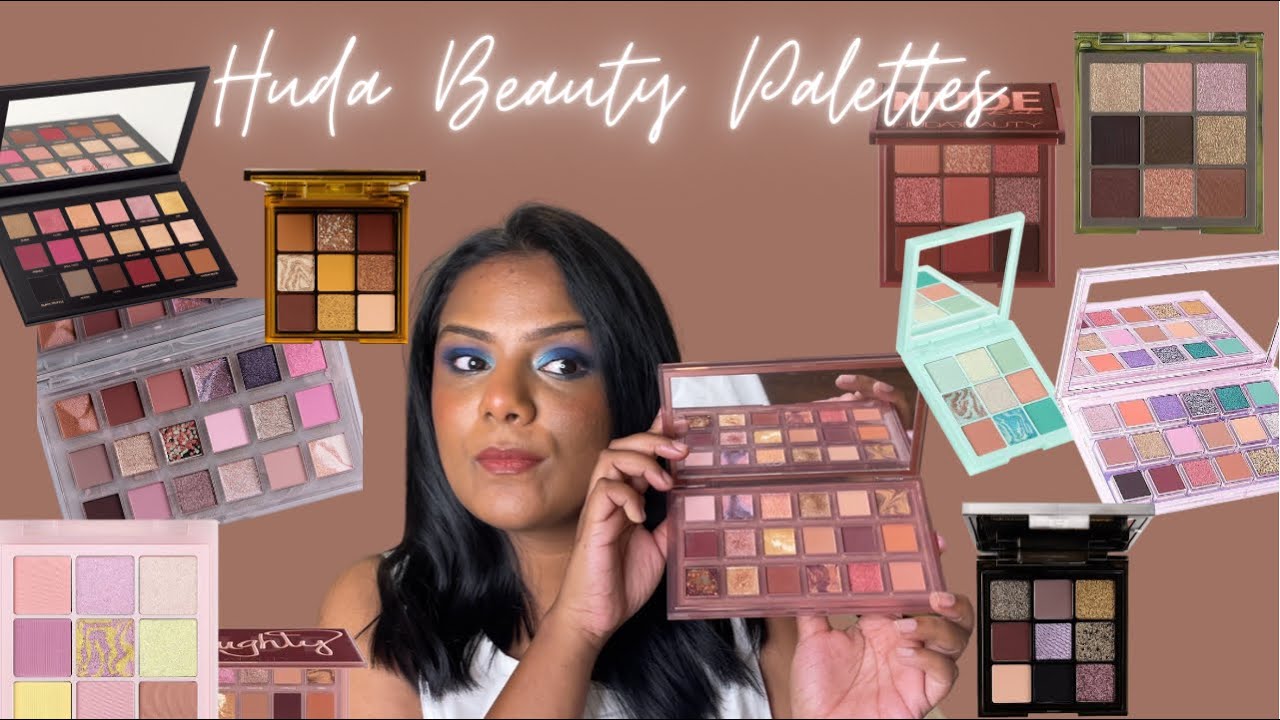 Ranking All My HUDA BEAUTY Eyeshadow Palettes - YouTube