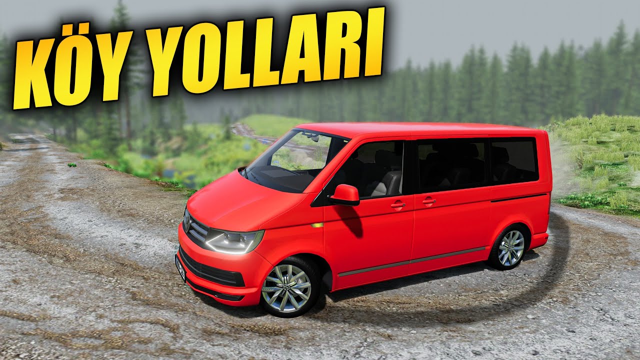 TRANSPORTER İLE OFF-ROAD VE KÖY YOLLARINA DALDIM // BeamNG.drive // Diy ...