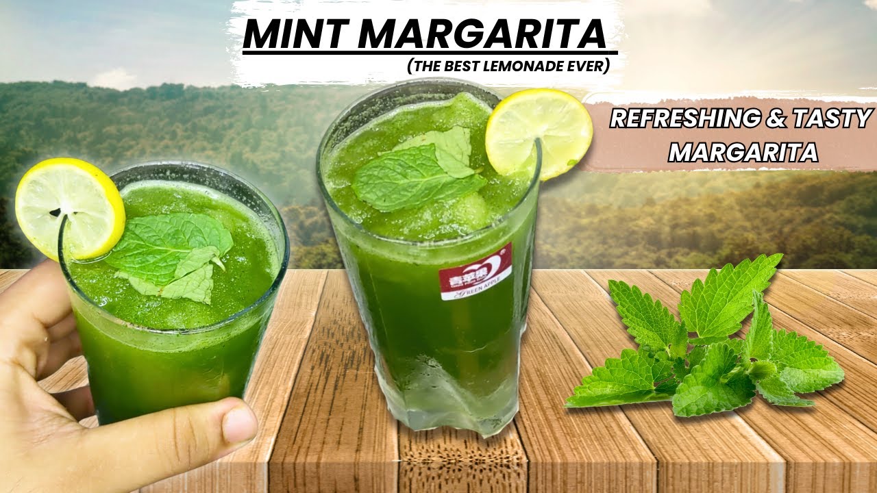 Refreshing Mint Margarita | Restaurant Style Mint Margarita Recipe ...
