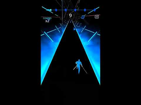 играю в beat blade моё первое видео