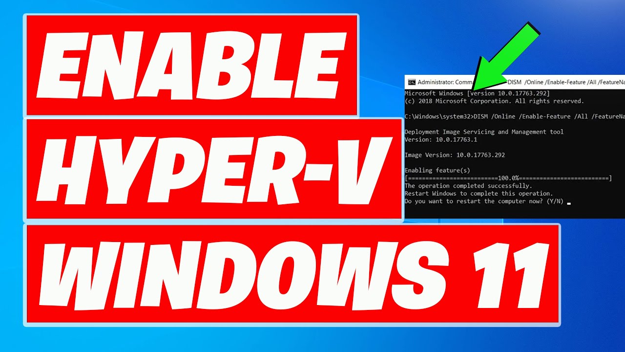 How To Enable Hyper-V in Windows 11 (Desktop & Laptop) - YouTube