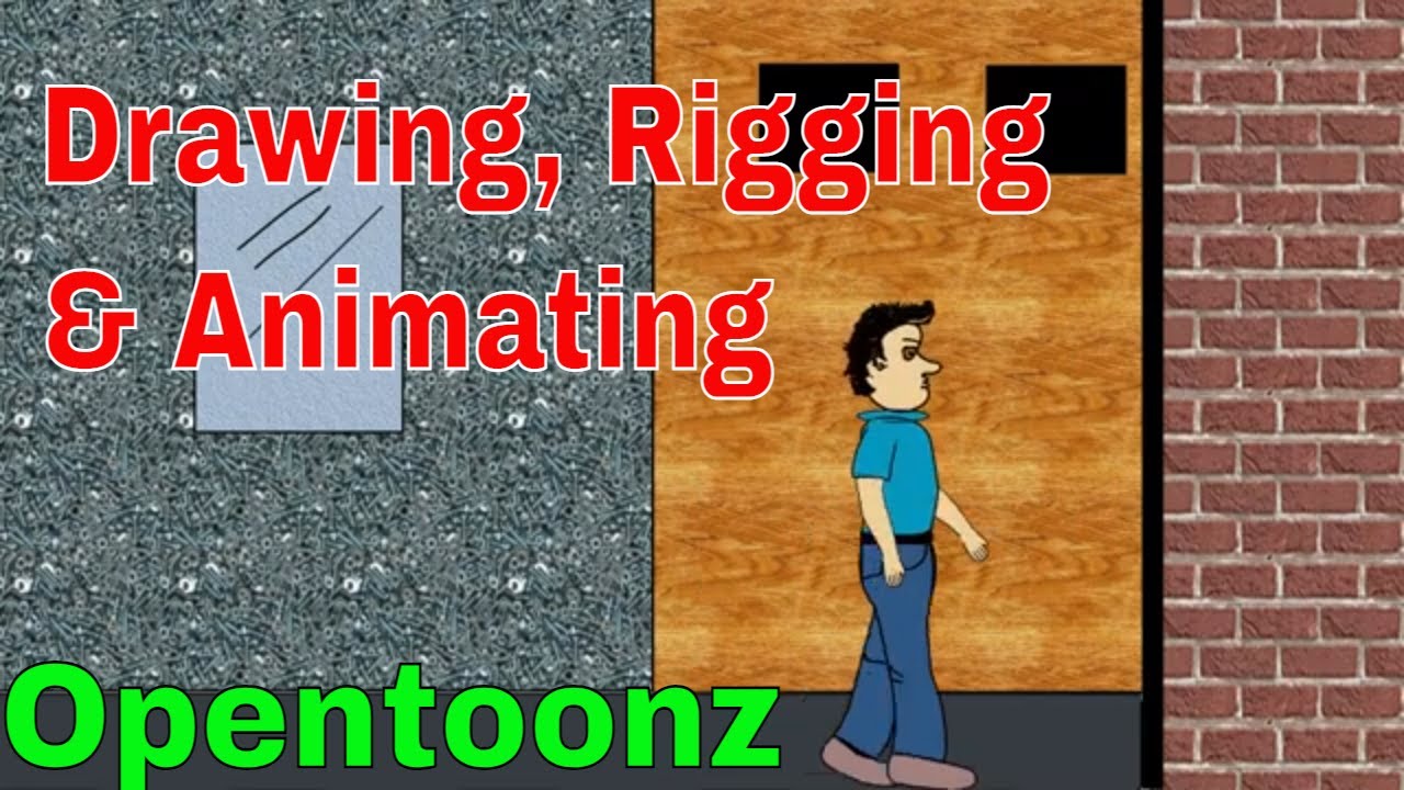 22. Animasi orang berjalan || How to create a simple WALKING animation ...