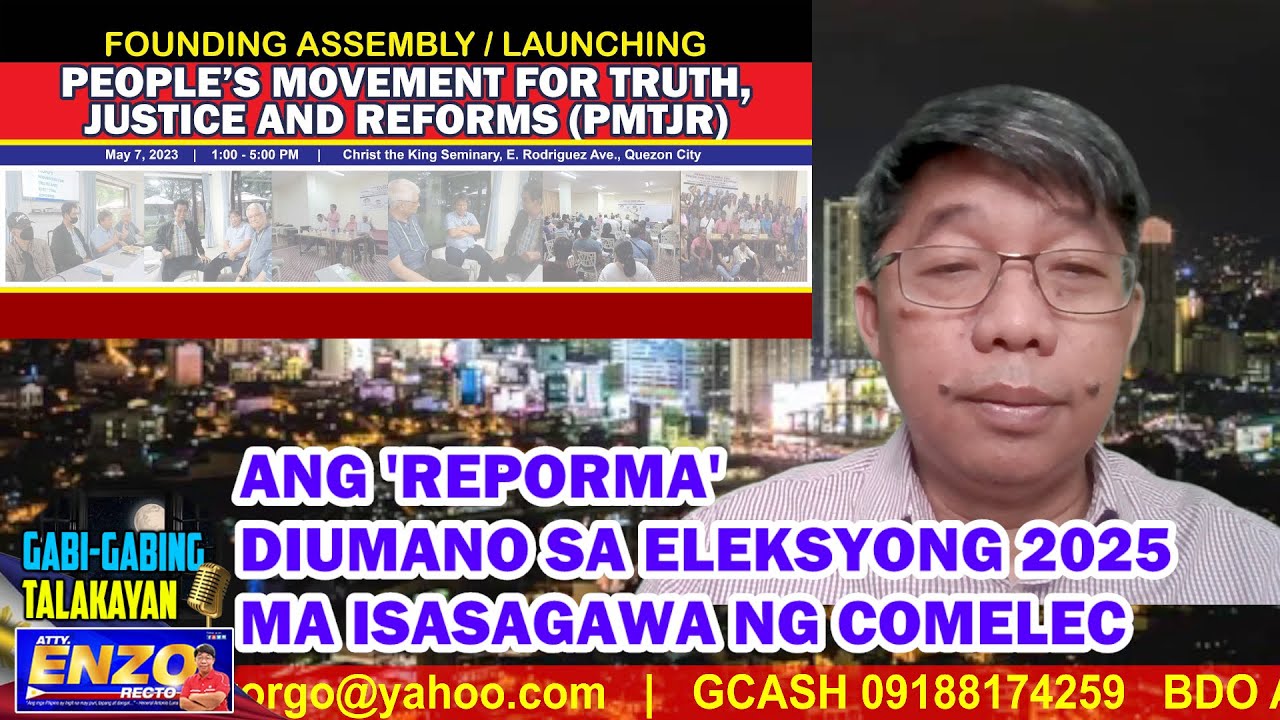 ANG 'REPORMA' DIUMANO SA ELEKSYONG 2025 NA ISASAGAWA NG COMELEC - YouTube