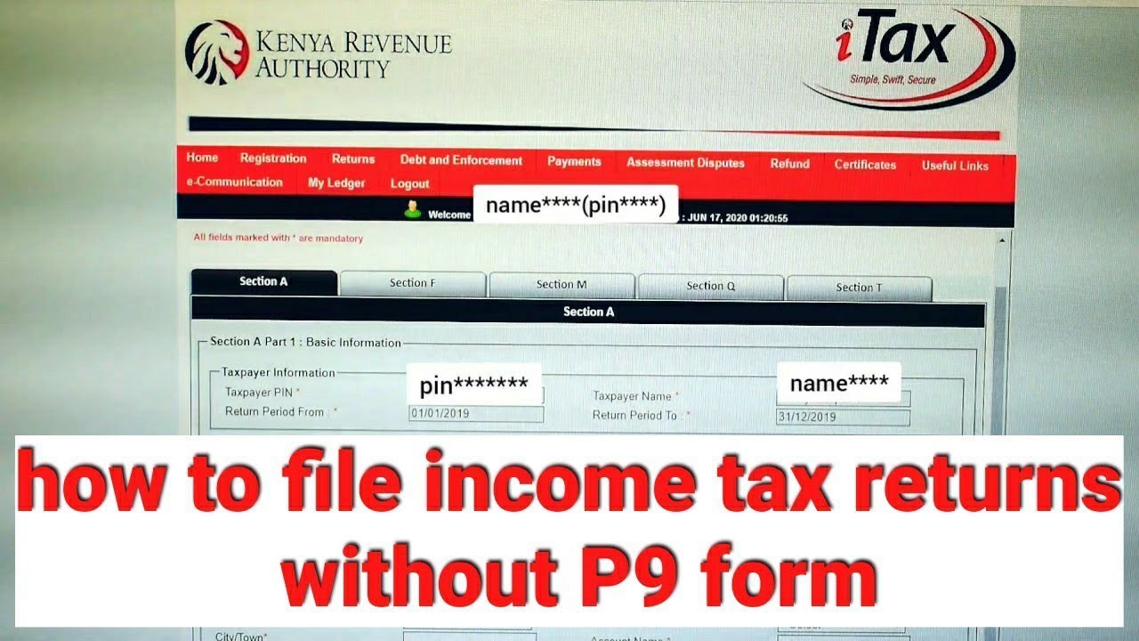 How to file IT Return Using Pre-populated form for Employed Individual ...