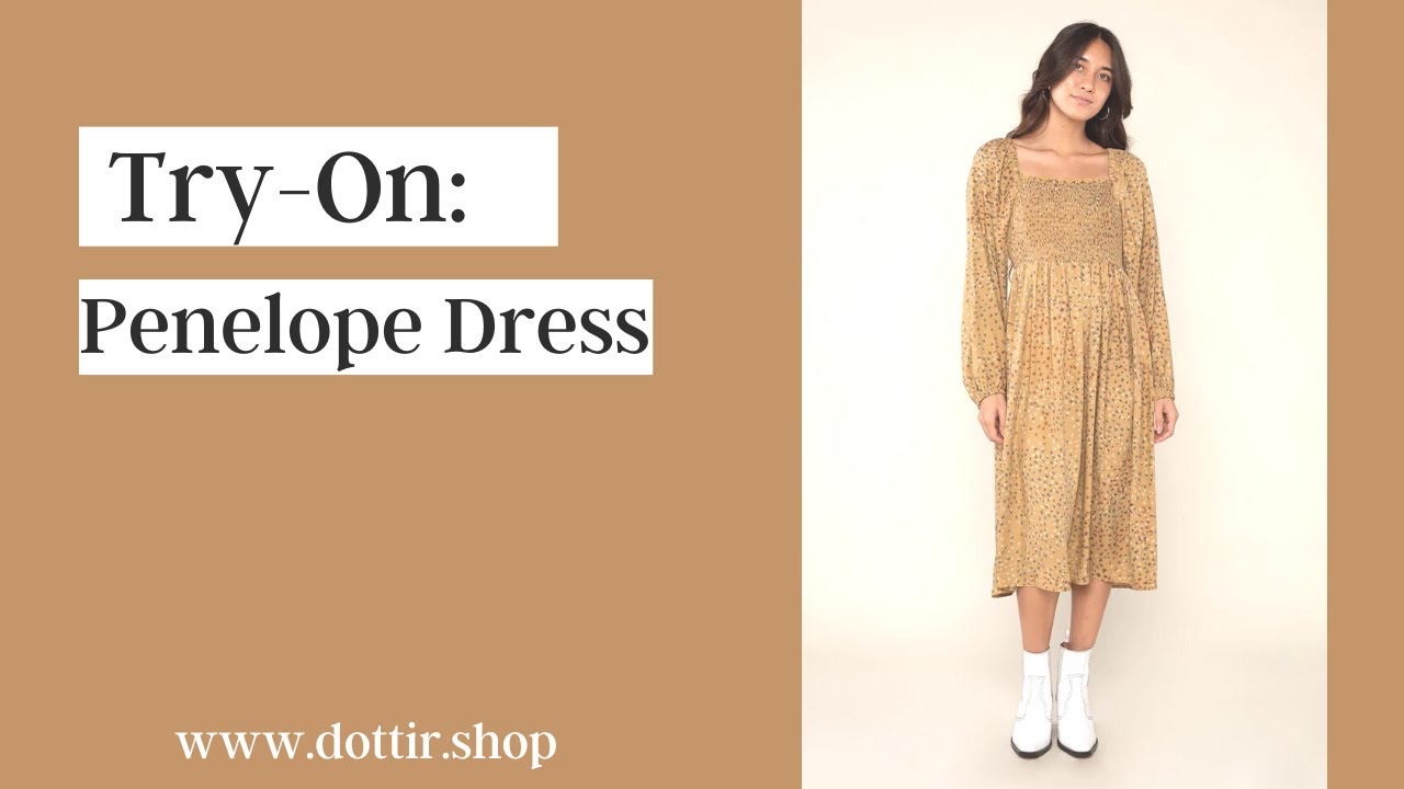 Try-On: the Penelope Dress - YouTube