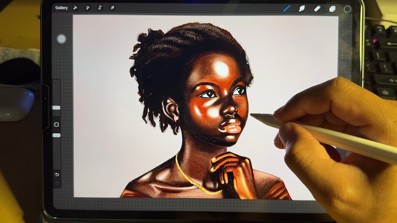 How to making the Digital art to look like real person and nice color ...