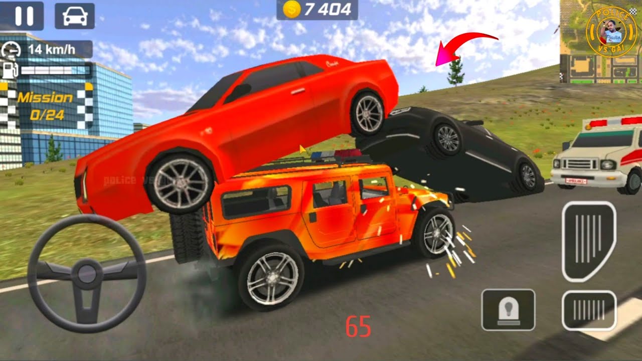 police vs gari game #1265 police Drift Gari Driving Android Gameplay ...