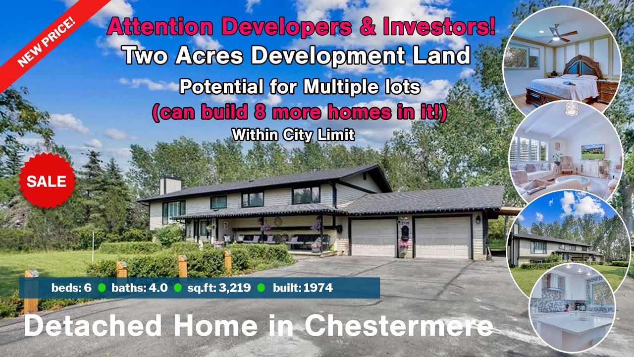 Hot Deal Alert: Stunning Chestermere Home & 2-Acre Development Land for ...
