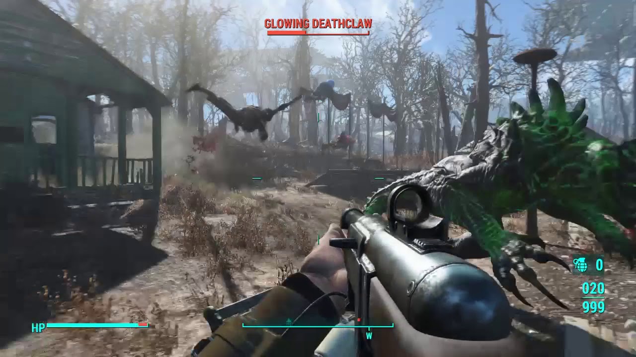 Fallout 4 - When robots attack lol - YouTube