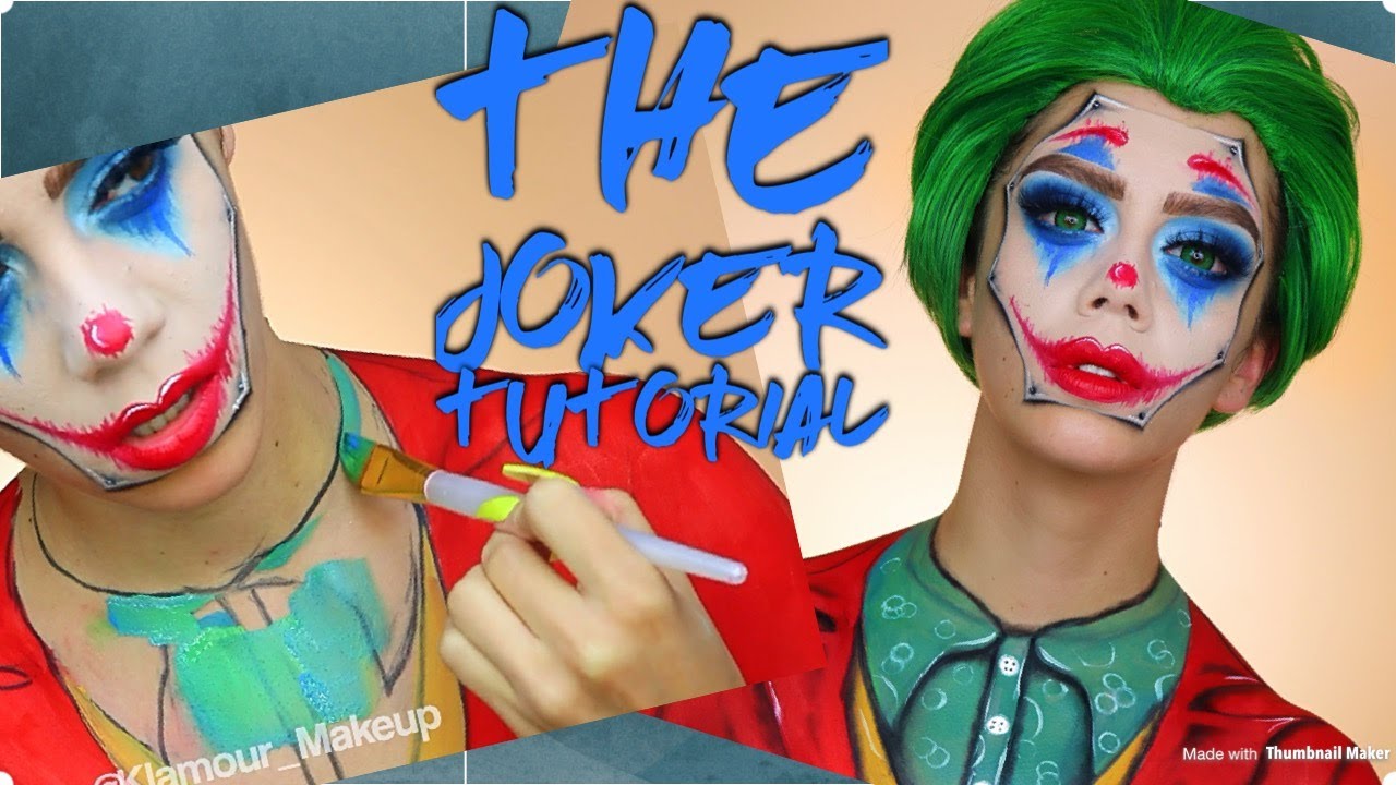The Joker Makeup Tutorial - YouTube