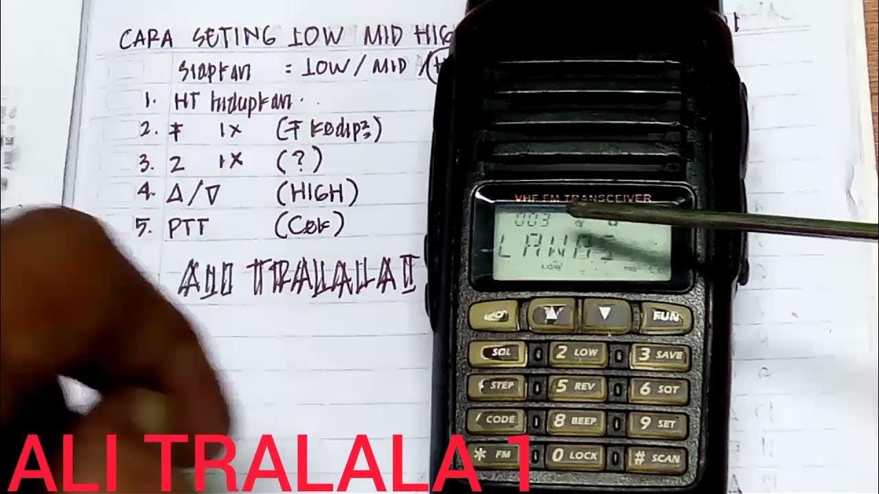 Cara seting Low Midle High Ht Bearcom BC 01 @alitralala1460 - YouTube