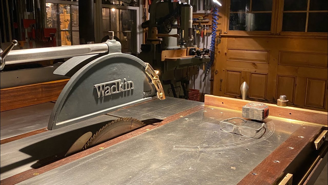 lubricating, woodworking, machinery Wadkin PK - YouTube