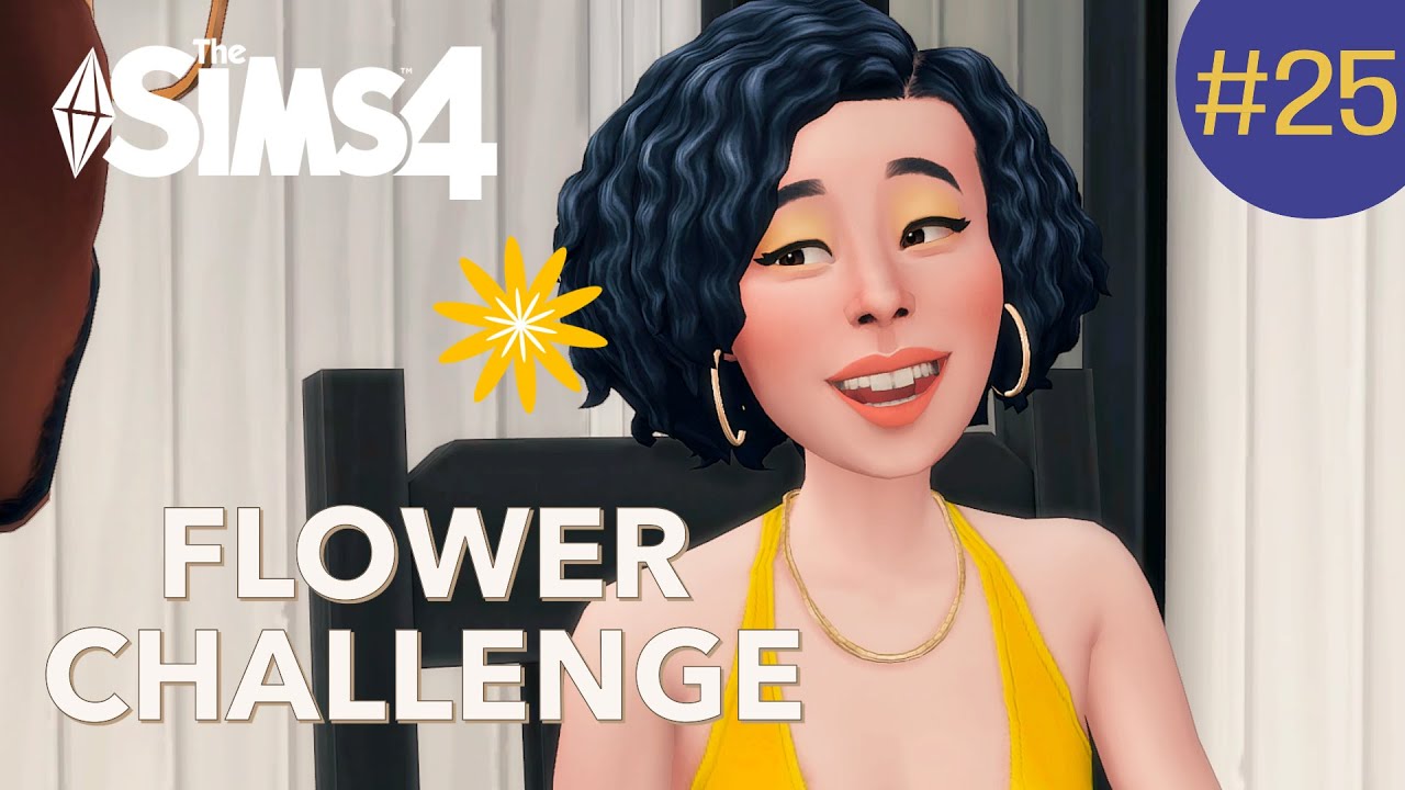 Sims4 Flower Challenge #25 | No Talking Gameplay | - YouTube