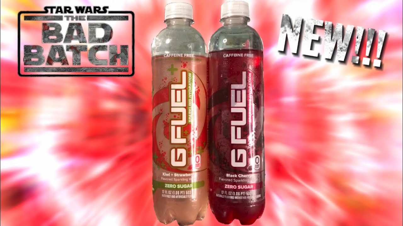 NEW GFUEL x Bad Batch Sparkling Hydration Bottles Review! - YouTube