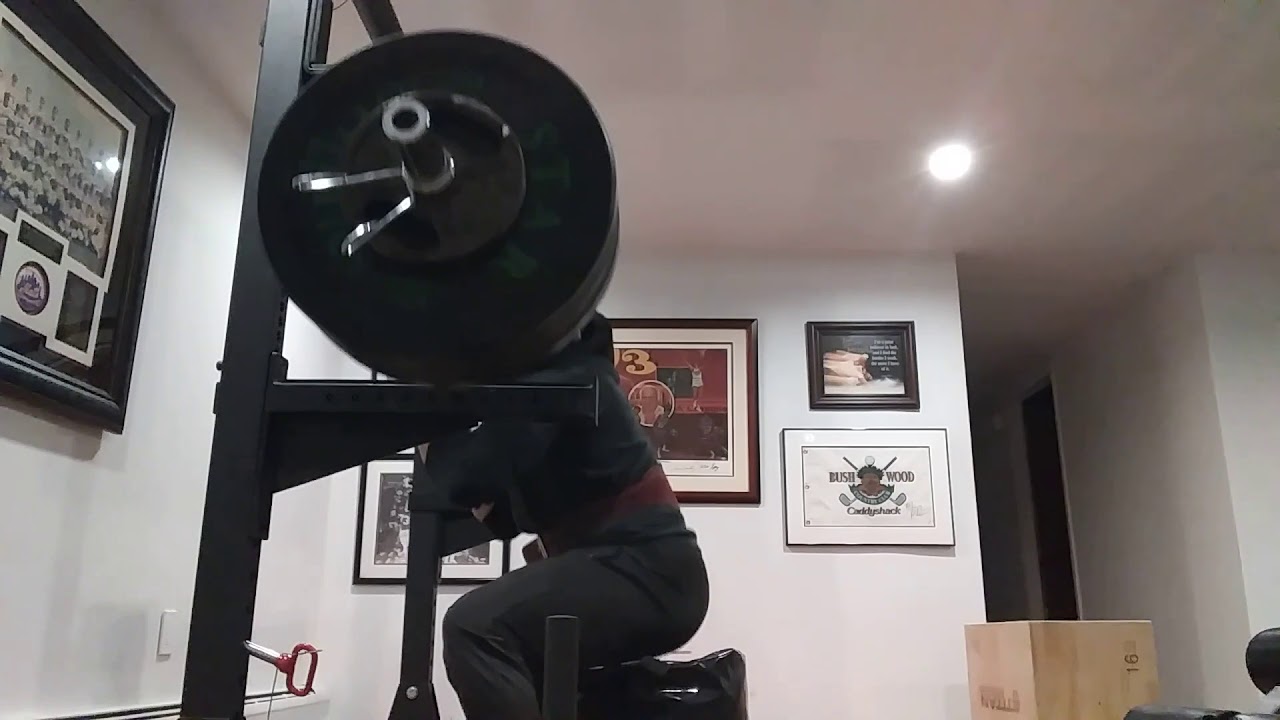 Parallel Ssb Box Squat - YouTube