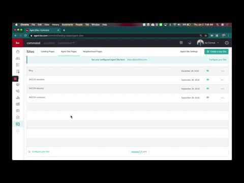 KW Command: Set up Agent Sites - YouTube
