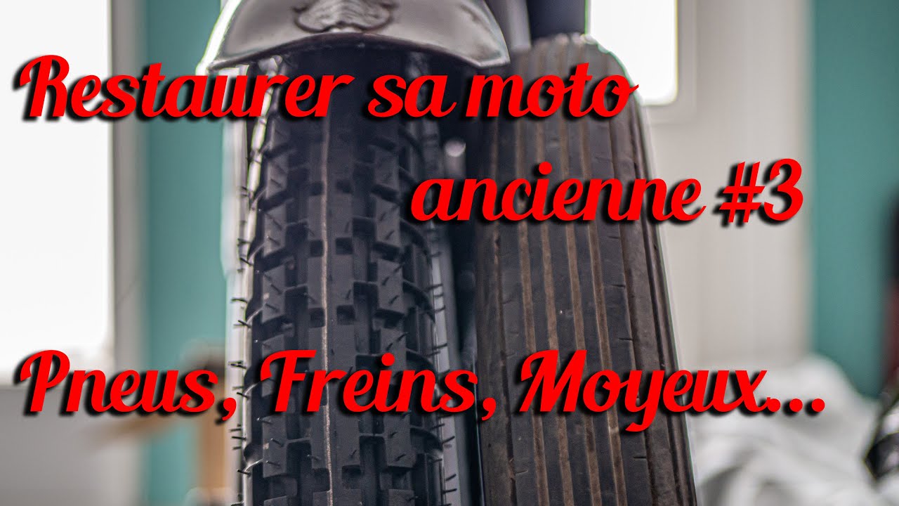 RESTAURER SA MOTO ANCIENNE #03 - Les pneus, ce qu'il faut savoir (BSA ...