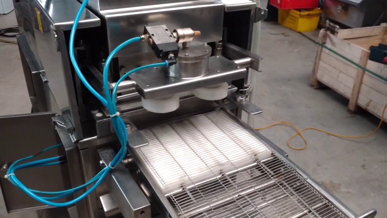 automatic hamburger machine - YouTube