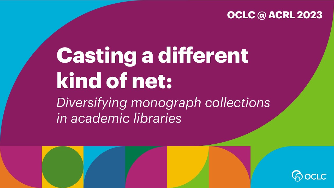 Casting a different kind of net: Diversifying monograph collections in ...