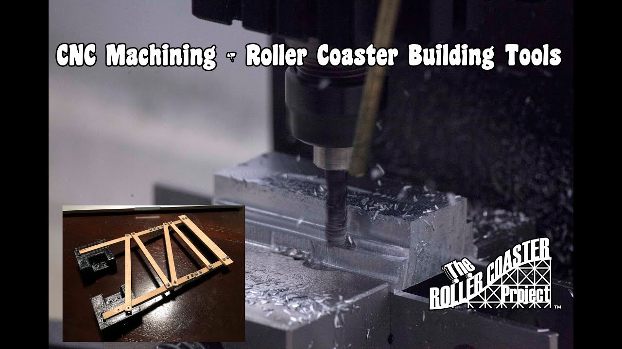 CNC Milling a Roller Coaster Building Tool - YouTube
