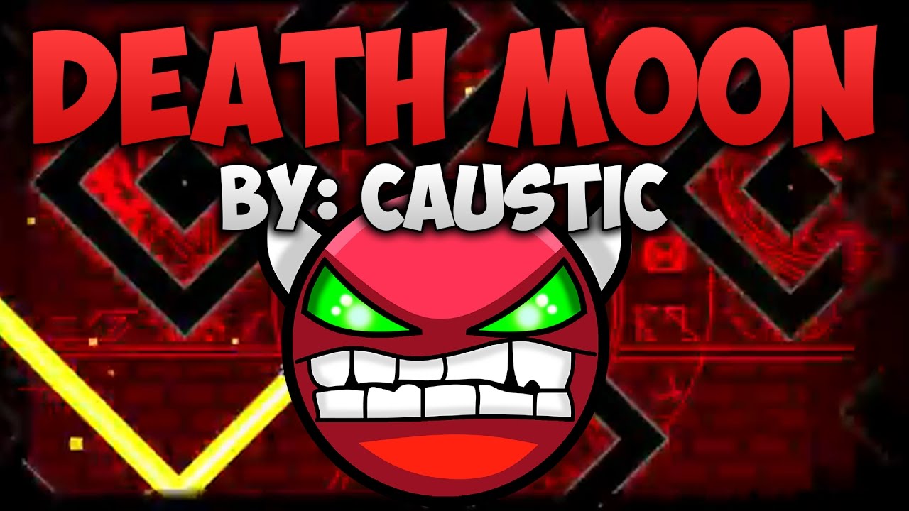 DEATH MOON!!!! 100% GEOMETRY DASH - YouTube