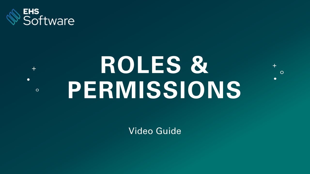 Roles and Permissions - YouTube