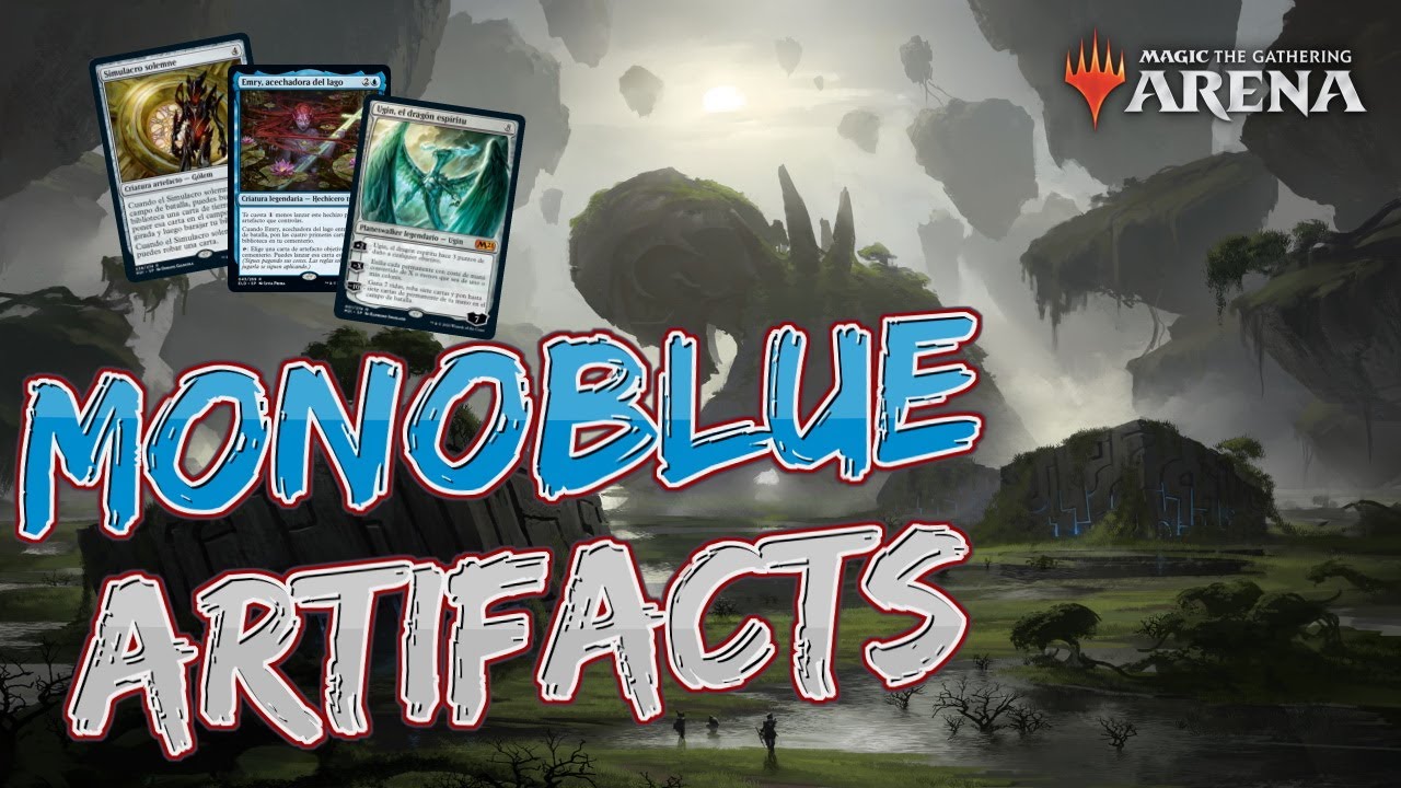 Este mazo es precioso. Monoblue Artifacts - YouTube